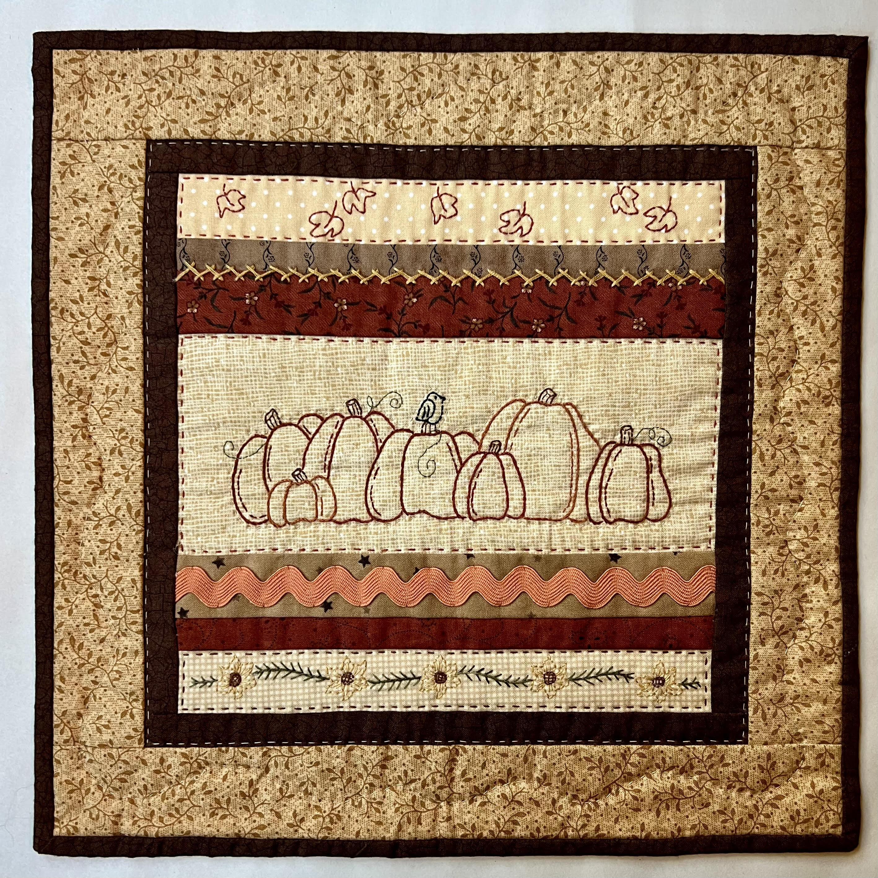 Autumn Sampler - Finished Sample – Blueberry Backroads