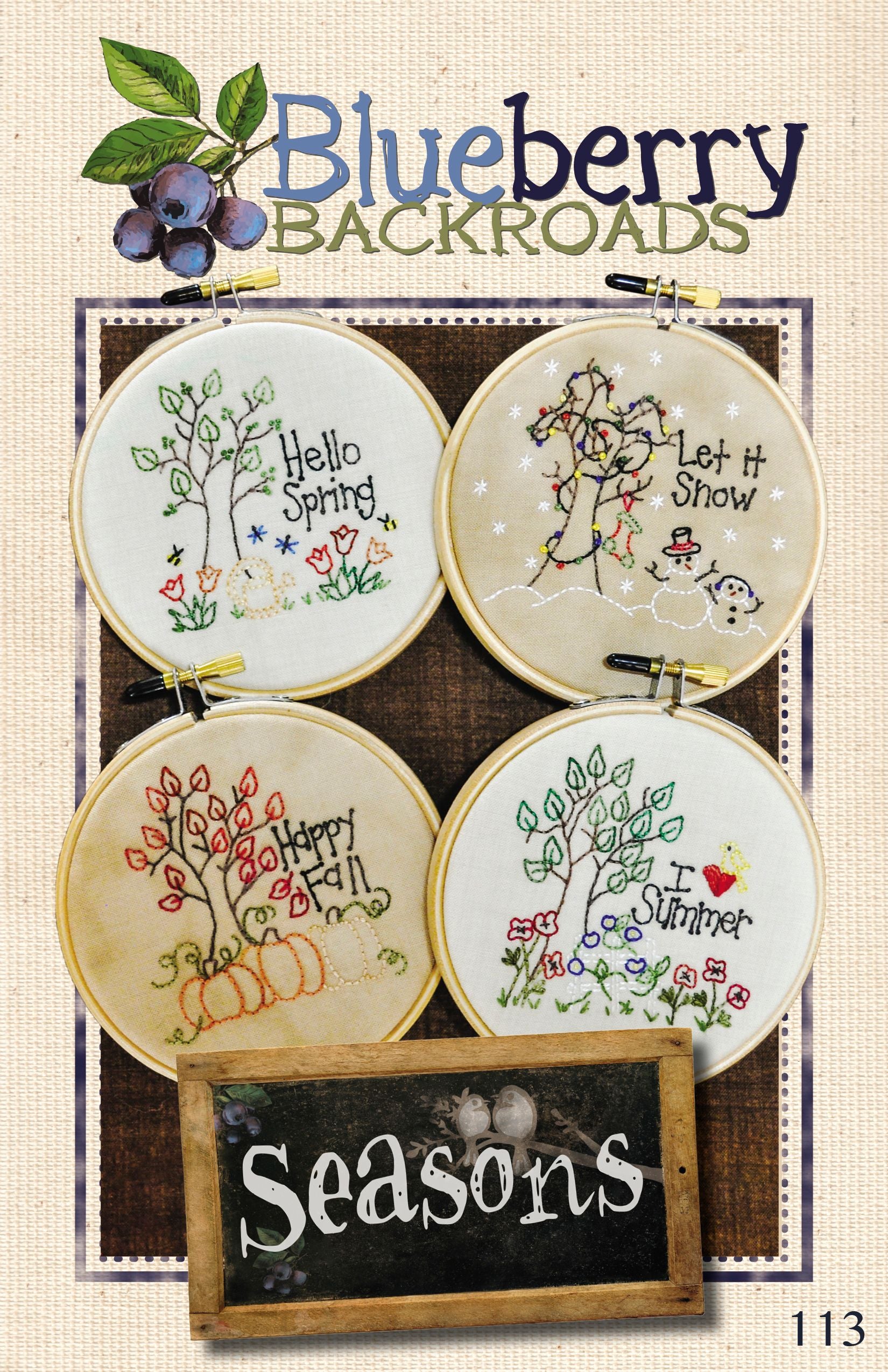 Pattern #113 - Seasons – Blueberry Backroads