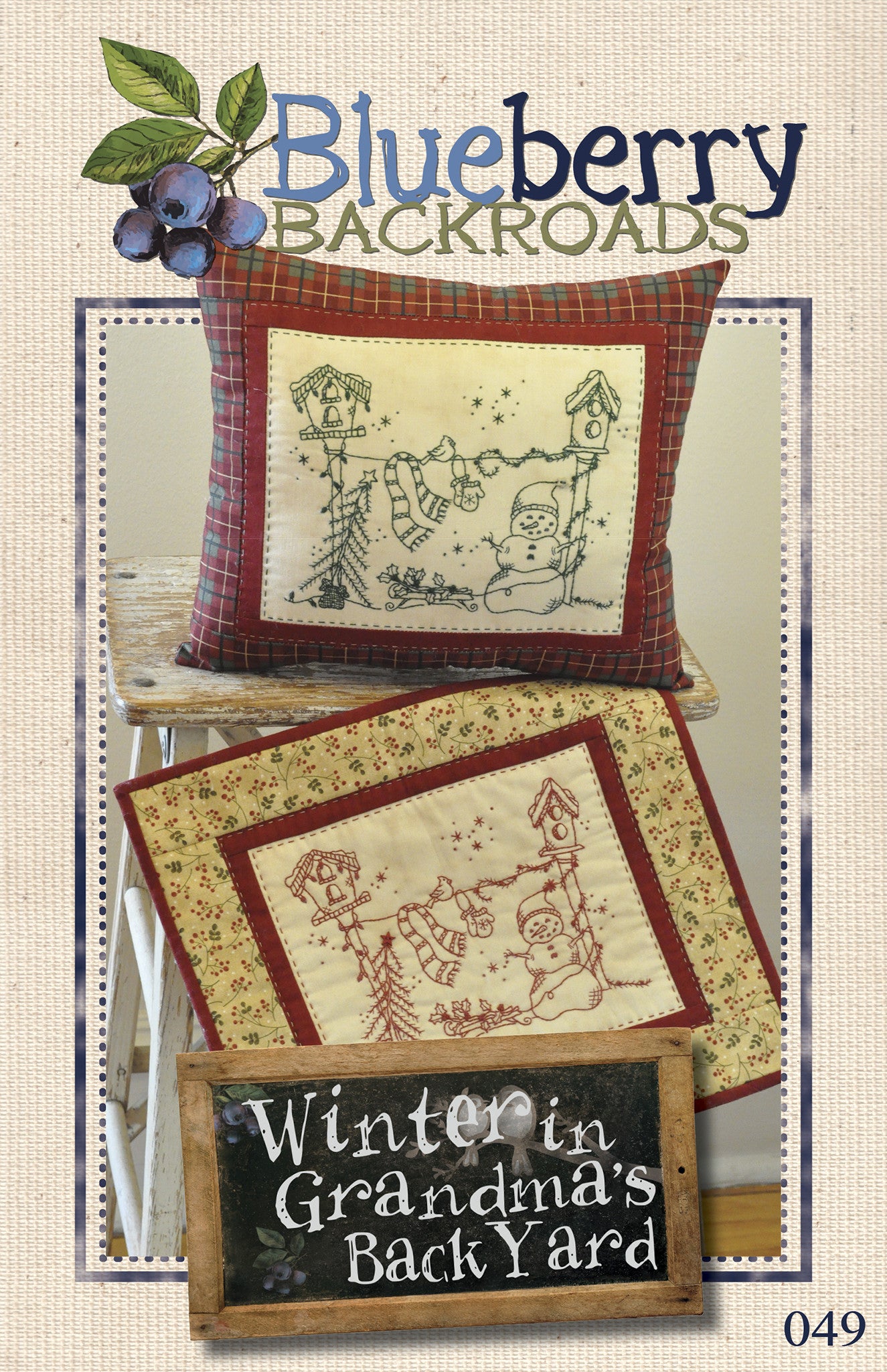 Pattern #049 - Winter in Grandma's Back Yard – Blueberry Backroads