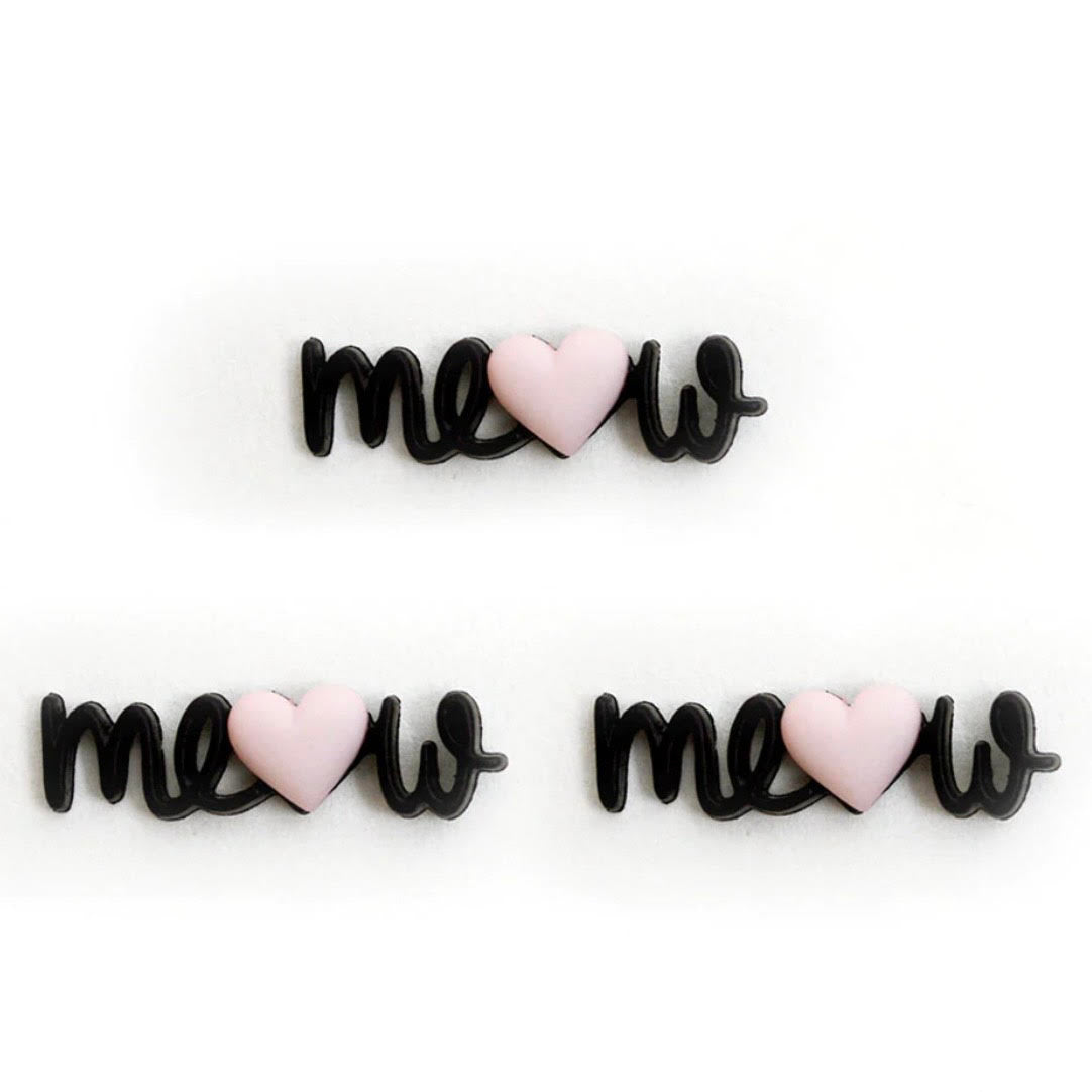 Button #12401 - Meow Sign – Blueberry Backroads