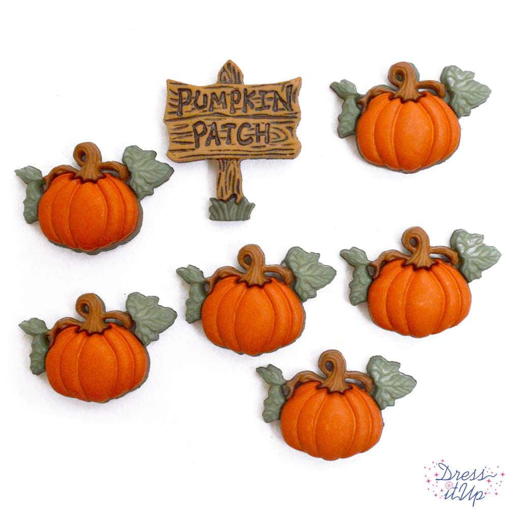 Button #3256 - Pumpkin Patch – Blueberry Backroads
