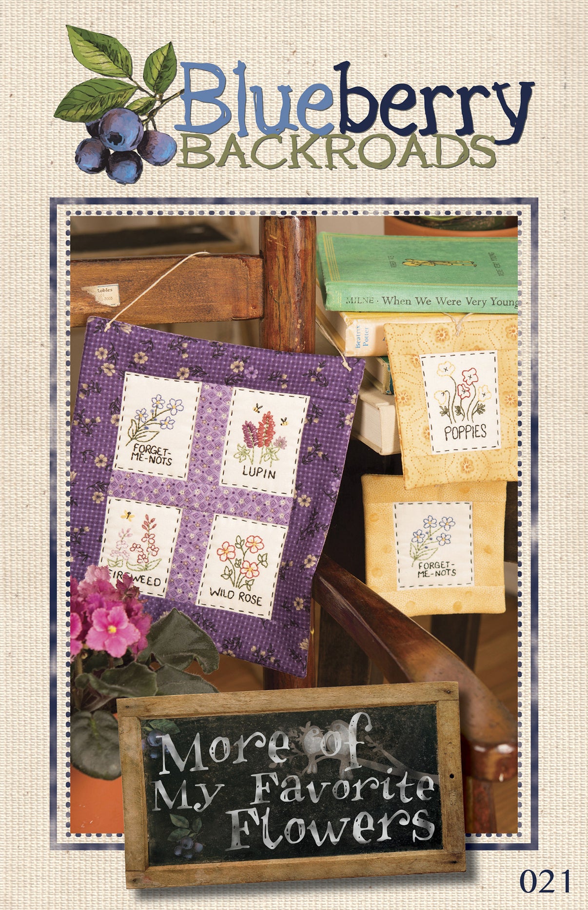 Pattern #021 - More of My Favorite Flowers – Blueberry Backroads