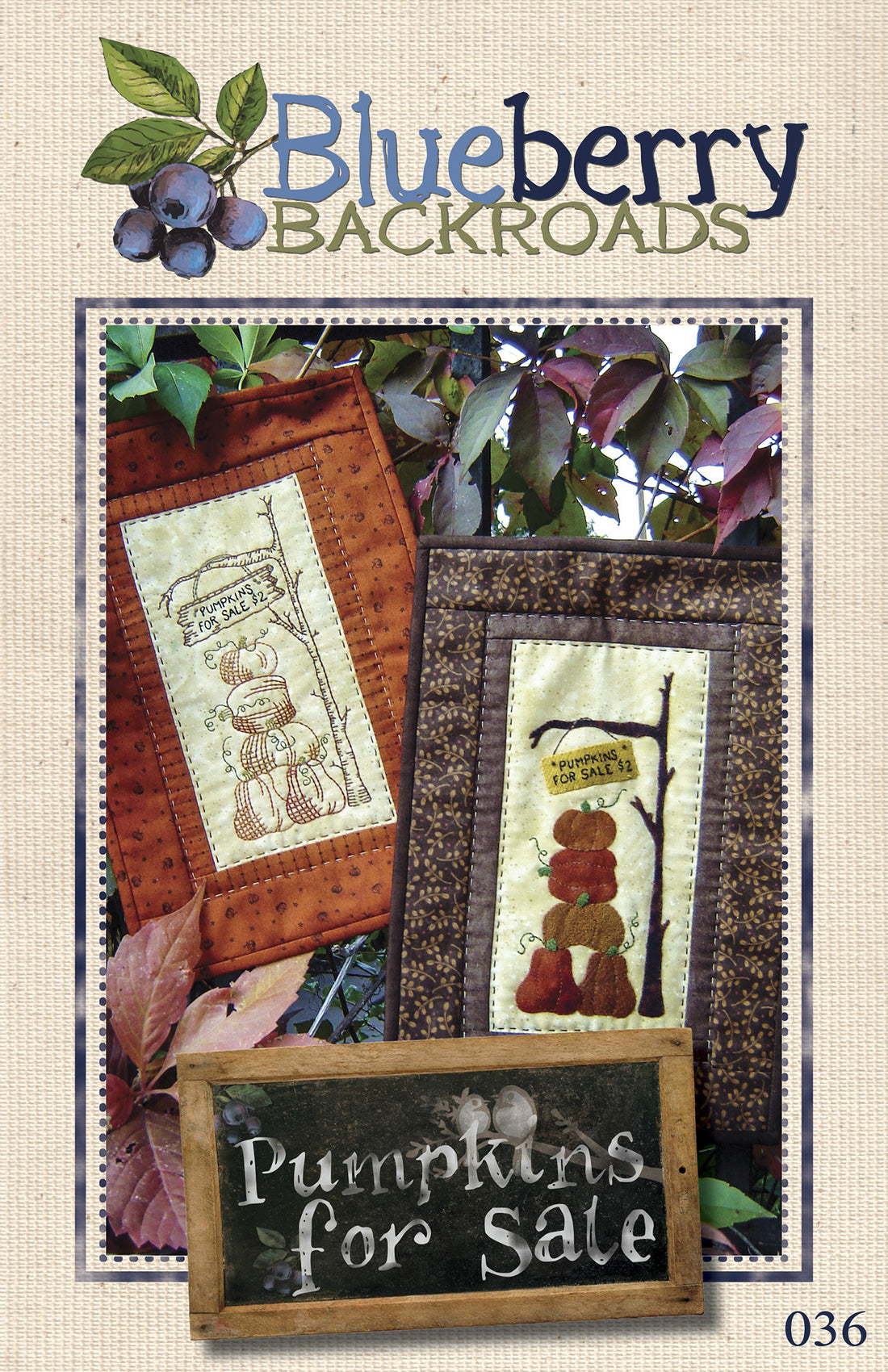 Pattern #036 - Pumpkins for Sale – Blueberry Backroads