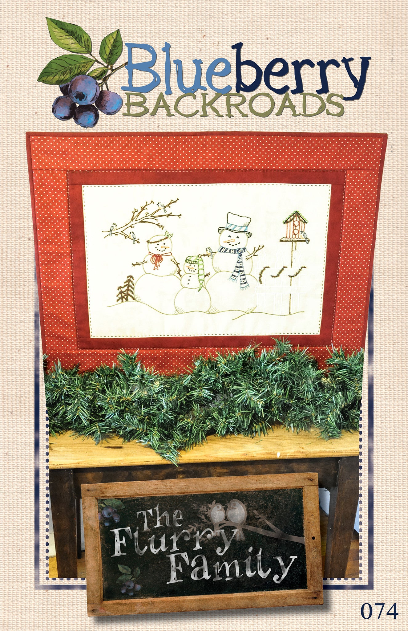 Pattern #074 - The Flurry Family – Blueberry Backroads