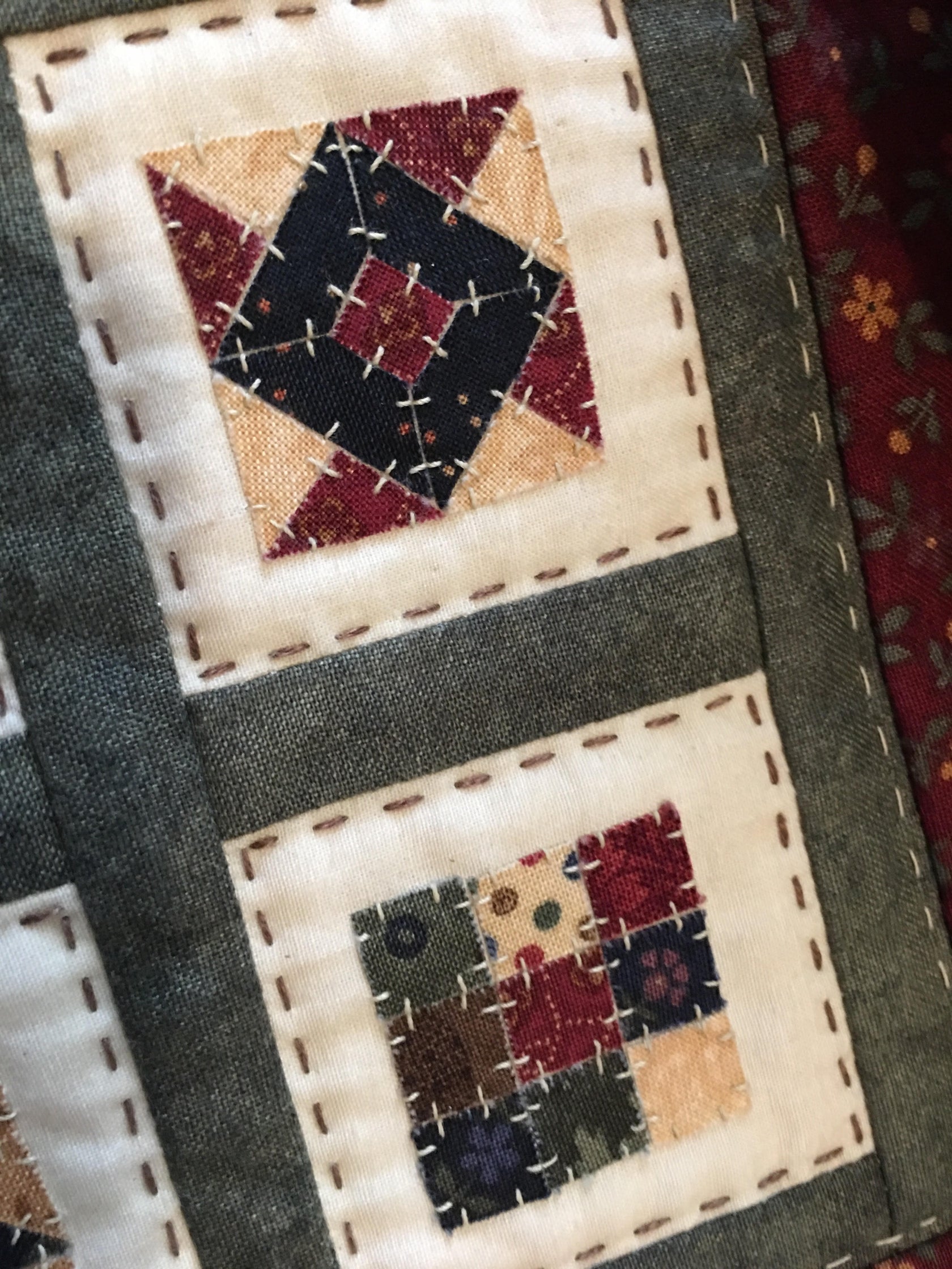 Pattern #025 - Tiny Blocks Sampler – Blueberry Backroads